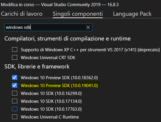 Could Not Find Sdk Windowsdesktop Version100190410 · Issue 5460 · Files Communityfiles