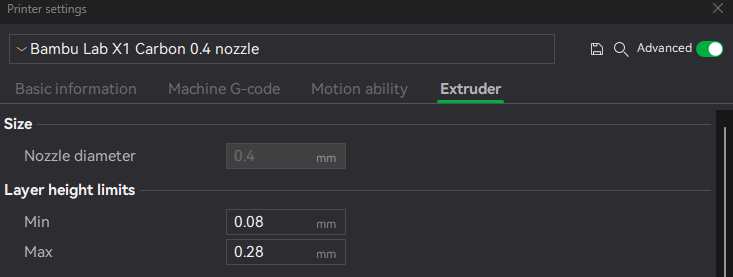 more specific means of dynamic adjusting layer height · Issue #1302 · bambulab/BambuStudio · GitHub