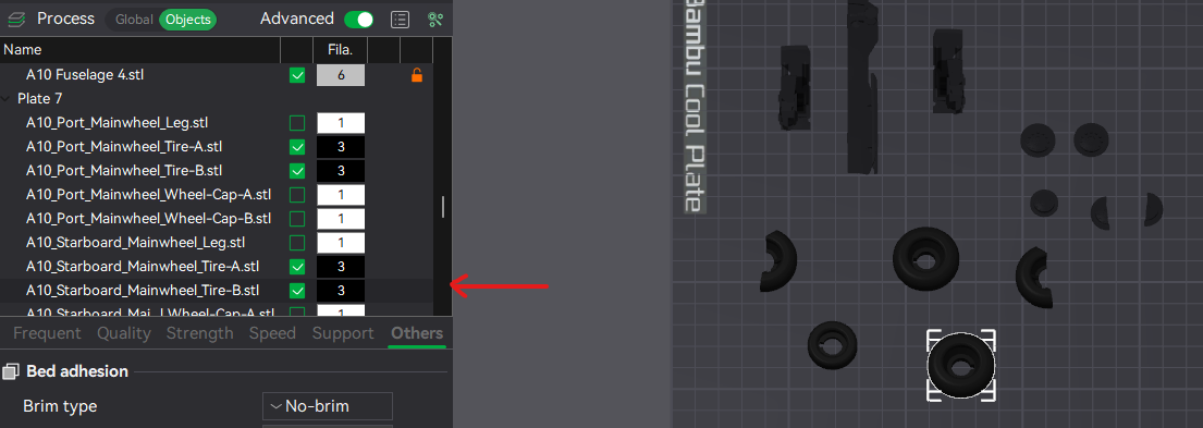 Better Highlighting Of Selected Object On The Object Tab In Dark Mode · Issue #1324 · bambulab ...