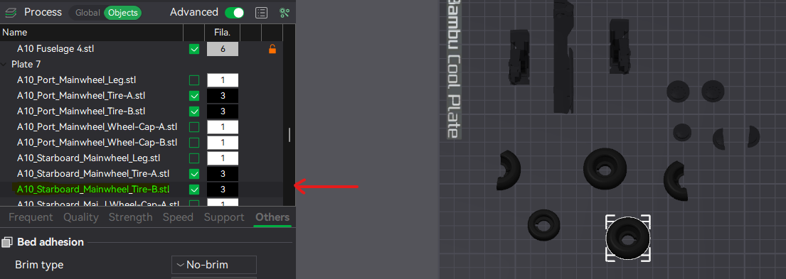 Better Highlighting Of Selected Object On The Object Tab In Dark Mode · Issue #1324 · bambulab ...