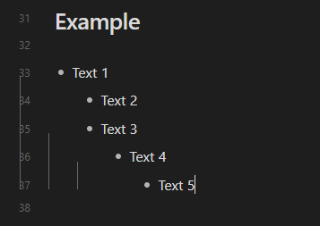 [BUG] Vertical indentation lines don't line up properly when Show line number is turned on ...