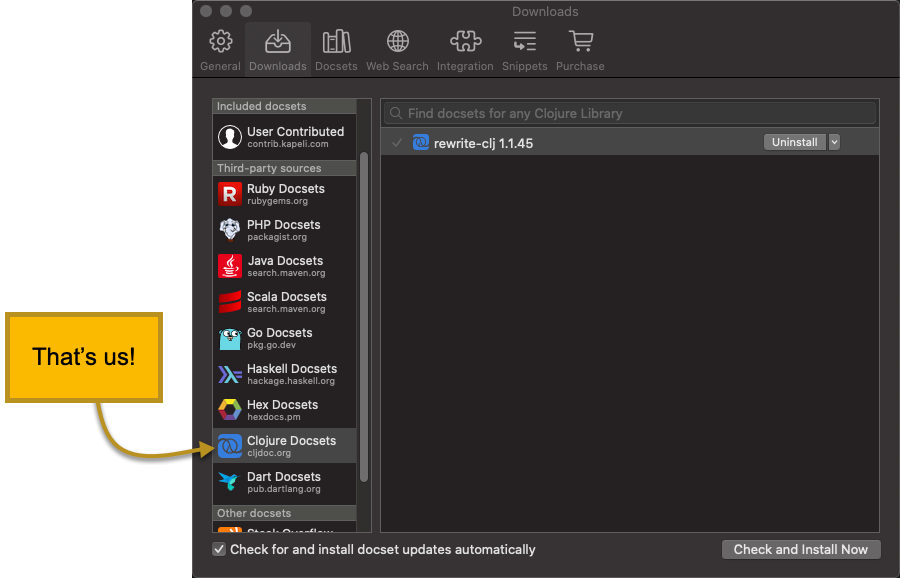 Support for zeal docset export/download · Issue #646 · cljdoc/cljdoc · GitHub