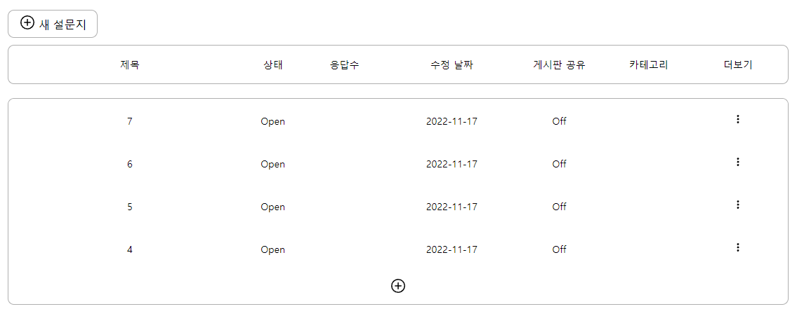 설문 관리페이지 페이징 버그 · Issue #21 · boostcampwm-2022/web28-Boostform · GitHub
