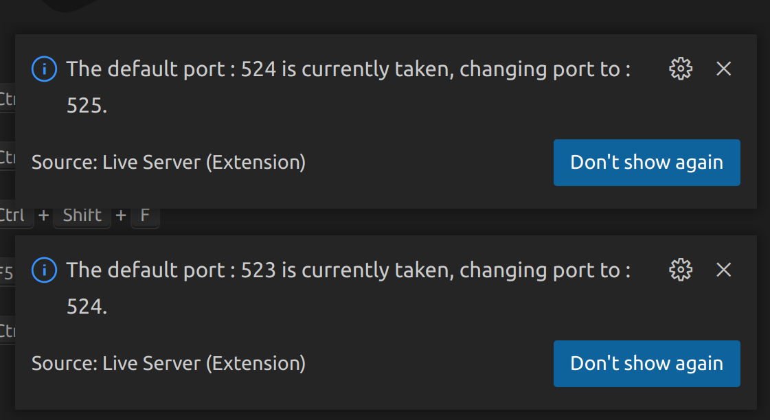 BUG ：config port not effect · Issue #2611 · ritwickdey/vscode-live ...
