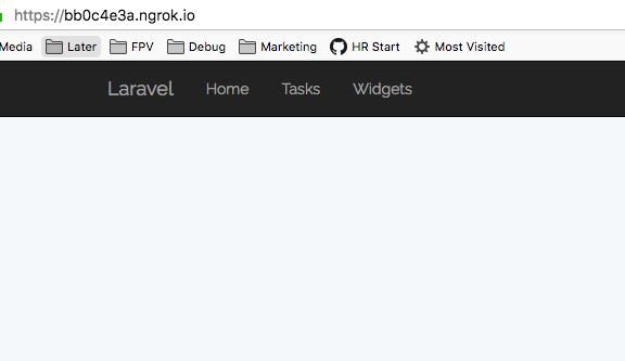 Not able to navigate in the site pages when access the ngrok link · Issue #920 · laravel ...