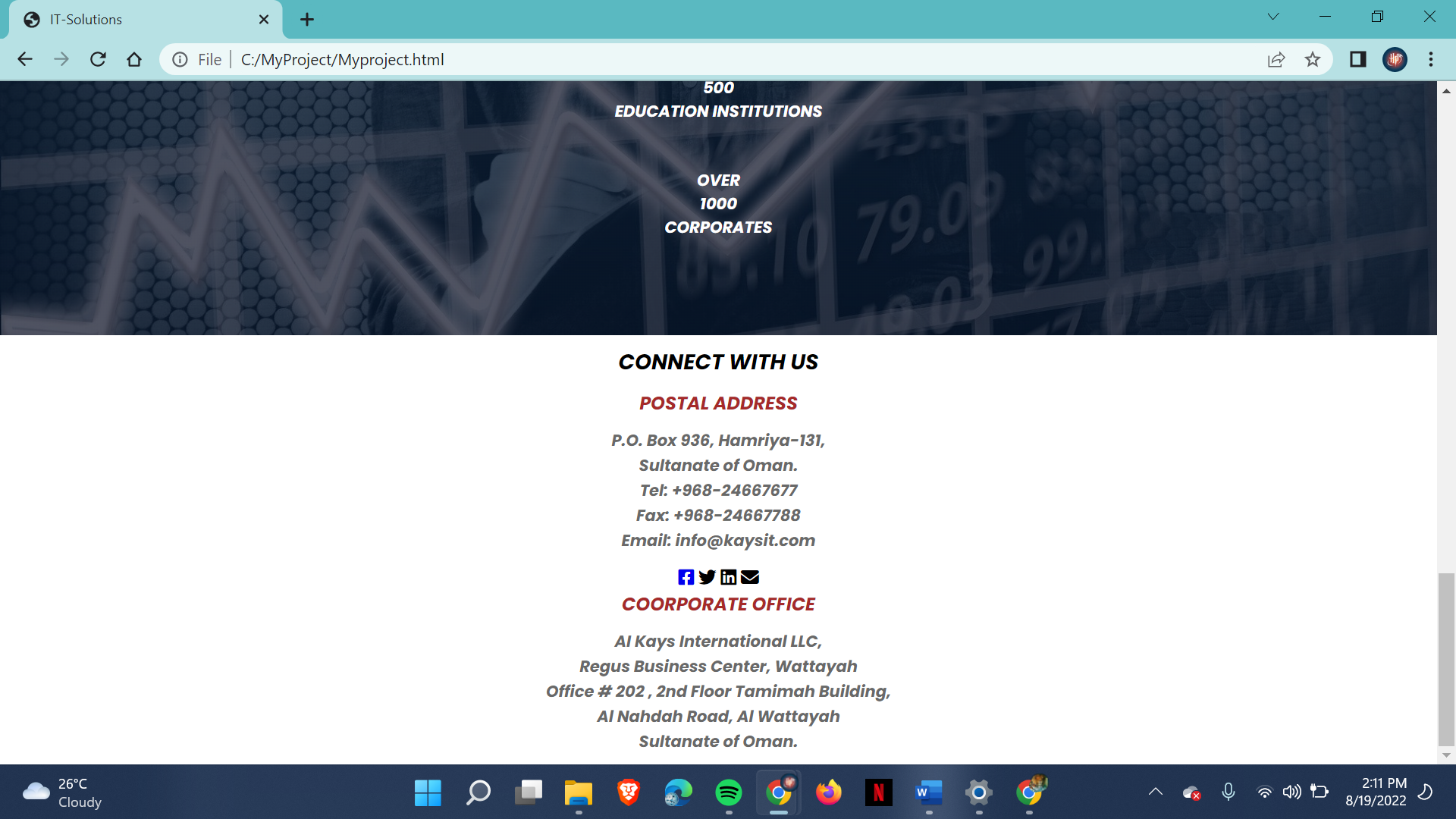 GitHub - ananyamanohar22/Project-Website-multipage-1-: html