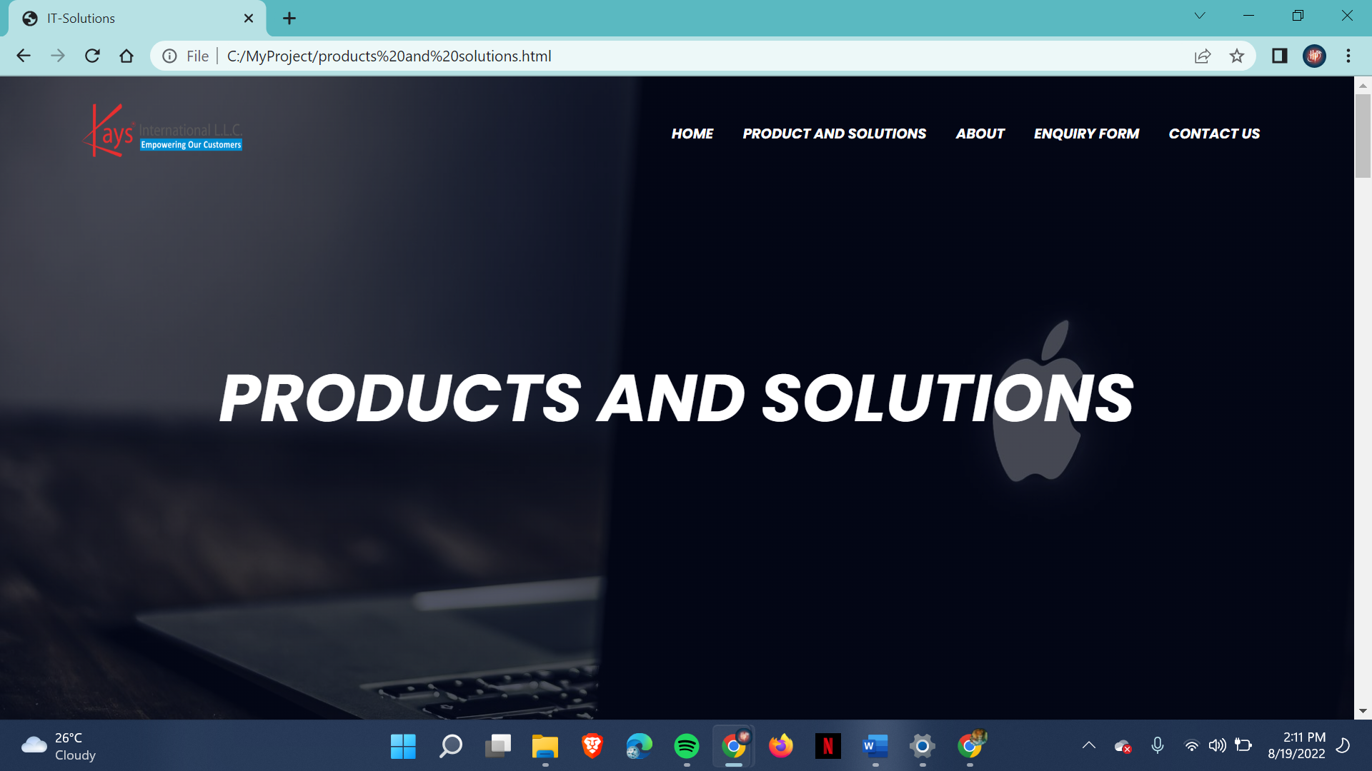 GitHub - ananyamanohar22/Project-Website-multipage-1-: html