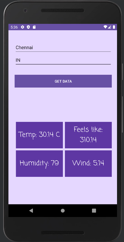 GitHub - cadswetha/WeatherMap: Learning Android - Using public APIs ...