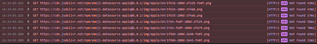 Plugin is trying to fetch images from CDN that do not exist · Issue #233 · ealush/emoji-picker ...
