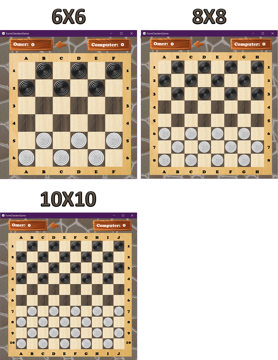 GitHub - OmerCS8/Checkers-With-AI: English checkers with PVP and PVC ...