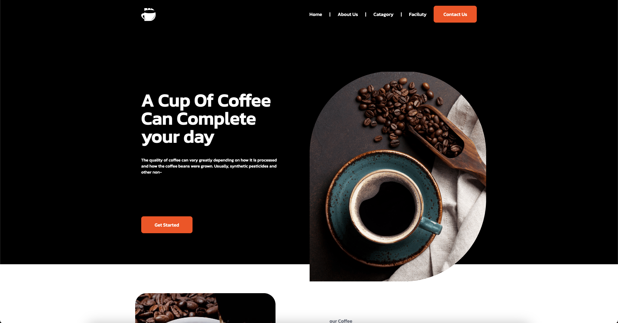 GitHub - Haleem-rafat/coffee-react-website: following UX design https ...