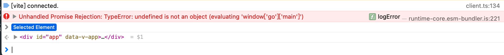 Random "TypeError: undefined is not an object (evaluating 'window['go']['backend']')" · Issue ...