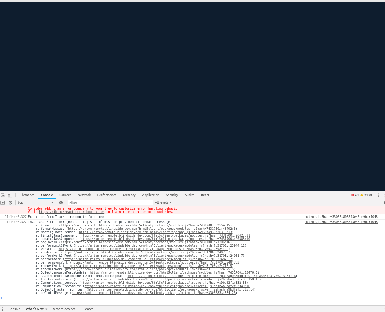 Error log when meteor restart · Issue #6726 · bigbluebutton/bigbluebutton · GitHub