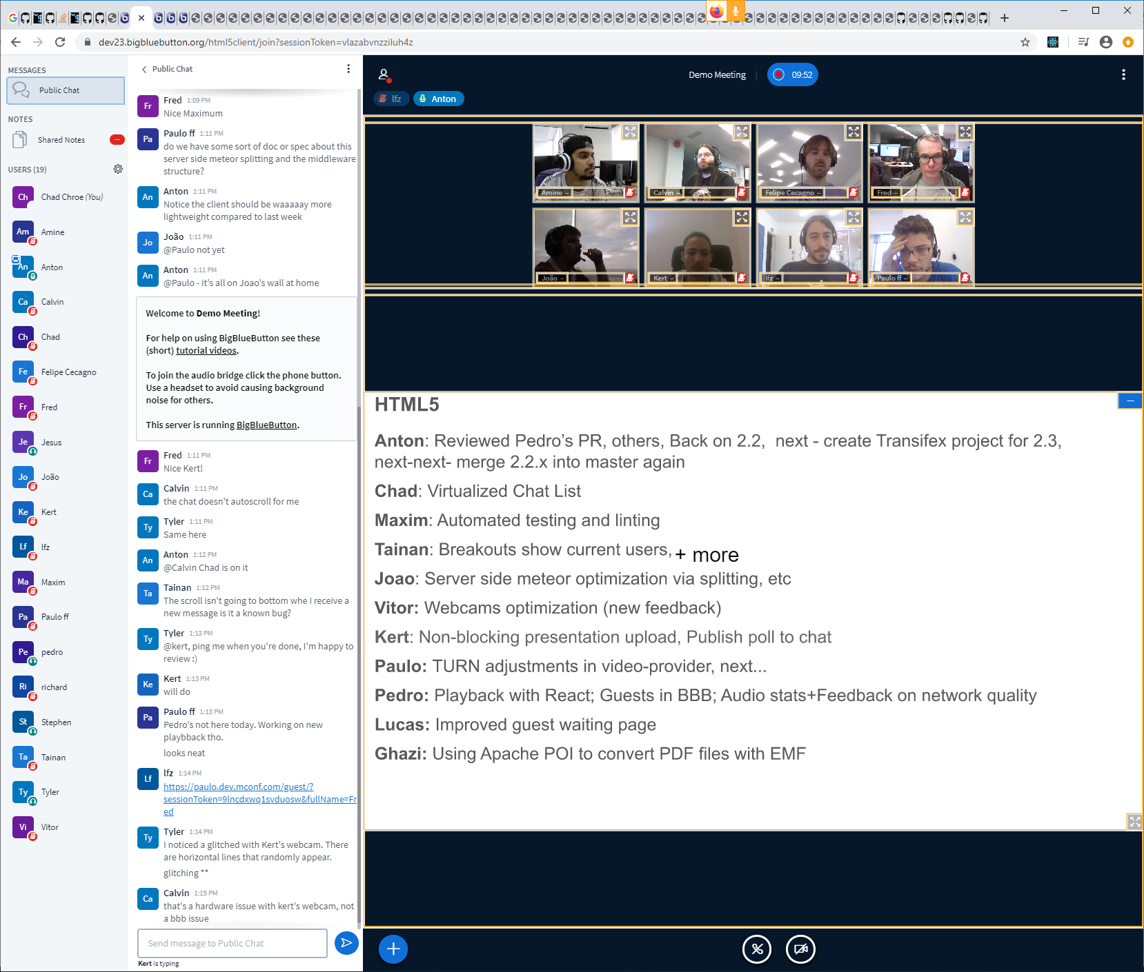Rendering loop in Webcams and presentation area · Issue #8590 · bigbluebutton/bigbluebutton · GitHub