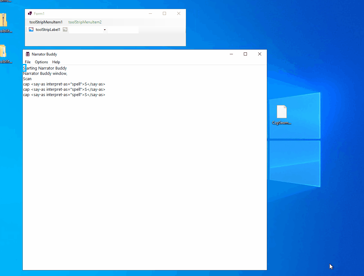 [Accessibility] Narrator is reading ToolStripMenuitems even when they are disabled · Issue #7601 ...