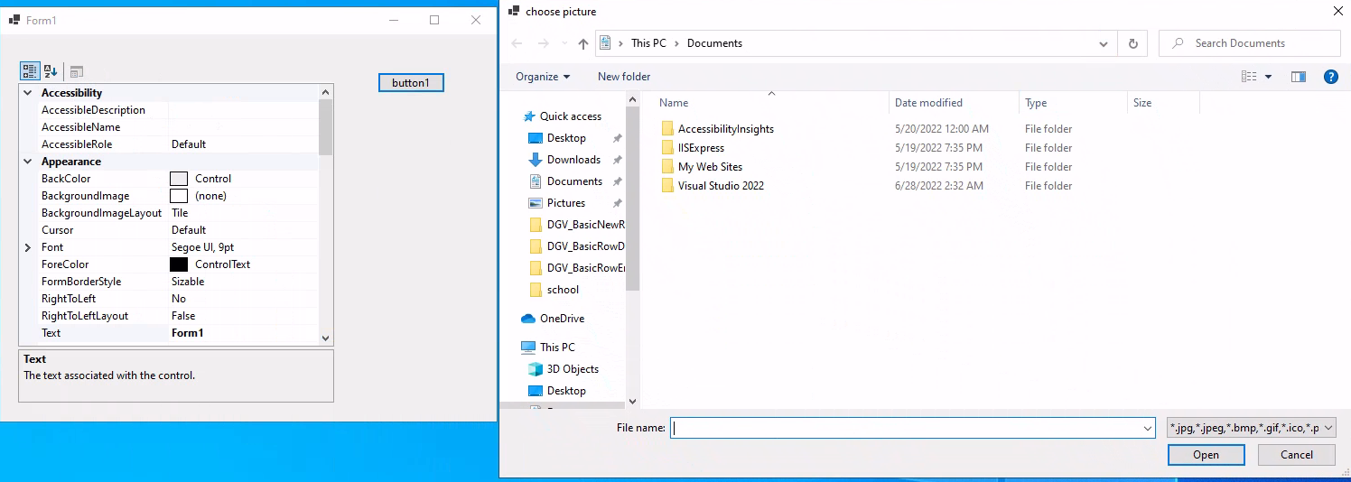 "Index was outside the bounds of the array" pops up when setting the ...