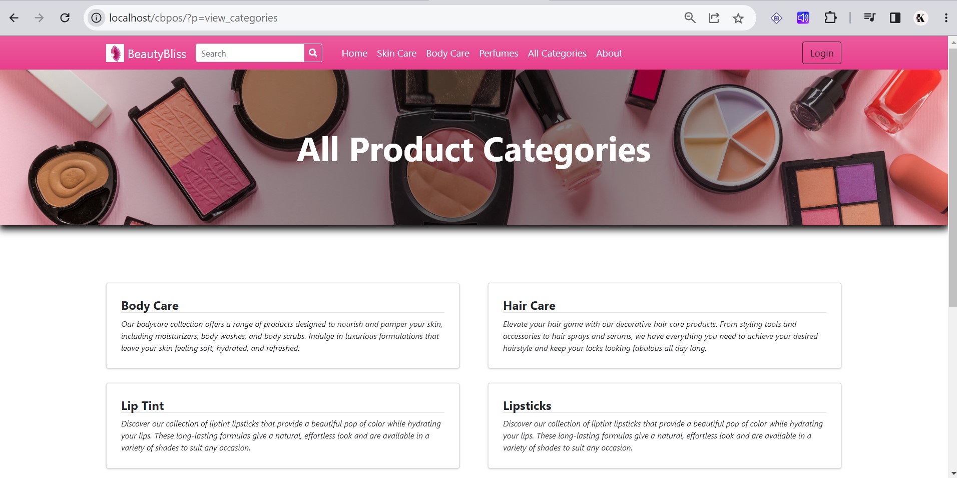 GitHub - rishika9020/BeautyBliss-Shopping_Website: DBMS Project based on Online shopping with ...