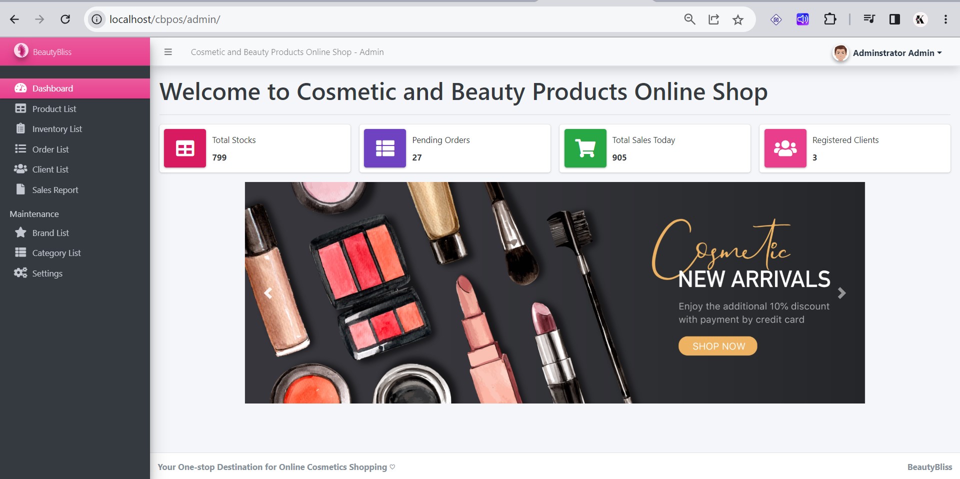 GitHub - rishika9020/BeautyBliss-Shopping_Website: DBMS Project based on Online shopping with ...