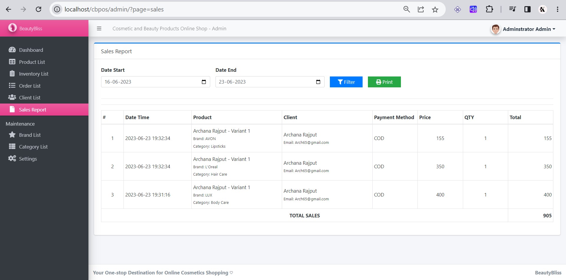 GitHub - rishika9020/BeautyBliss-Shopping_Website: DBMS Project based on Online shopping with ...