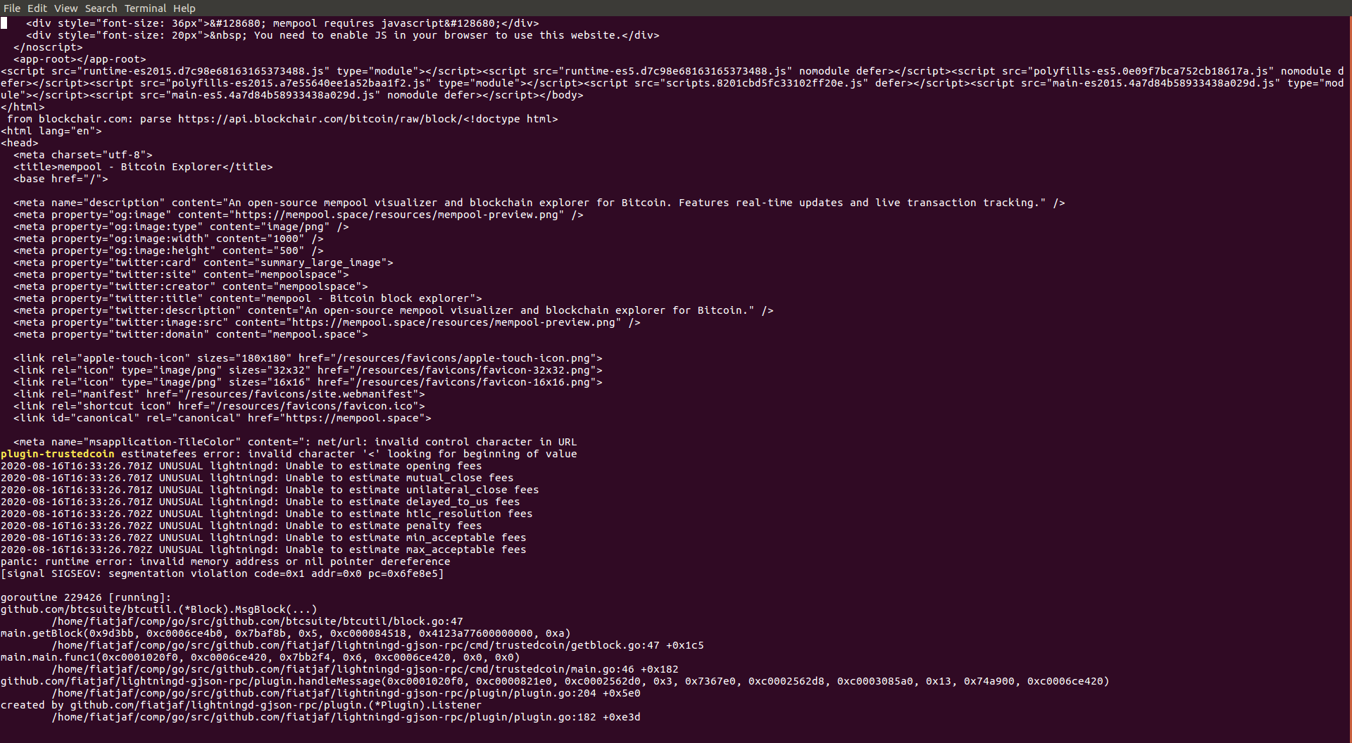UNUSUAL lightningd: Unable to estimate opening fees · Issue #4 · fiatjaf/lightningd-gjson-rpc ...