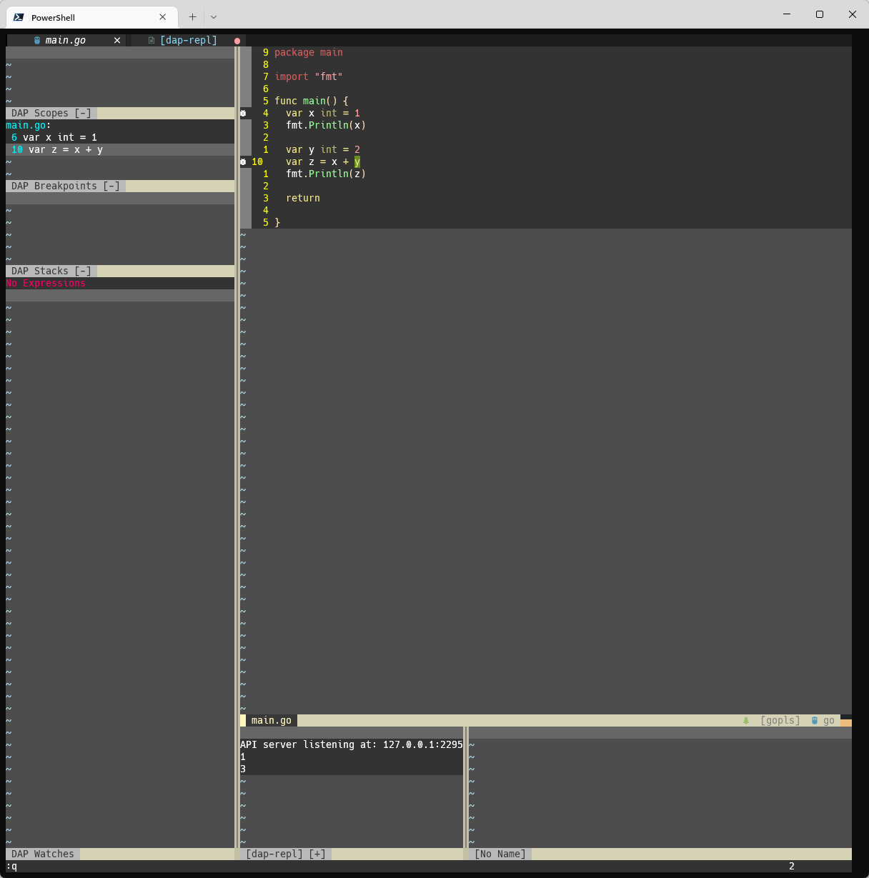 DAP UI Plugin · Issue #2780 · LunarVim/LunarVim · GitHub