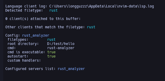 Spawning language server with cmd: rust-analyzer failed in Windows · Issue #3413 · LunarVim ...