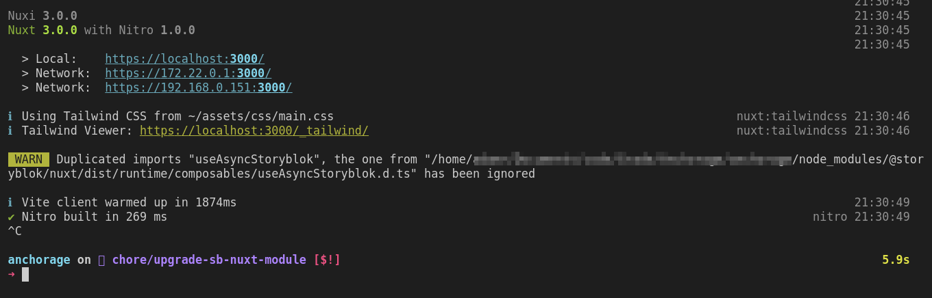 Issue: v5.0.0 Outputs warning on dev/build - WARN Duplicated imports "useAsyncStoryblok" · Issue ...