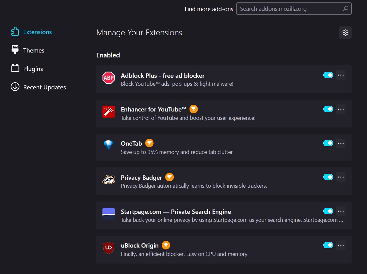 Extensions don`t work after last update · Issue #2523 · BrowserWorks/Waterfox · GitHub