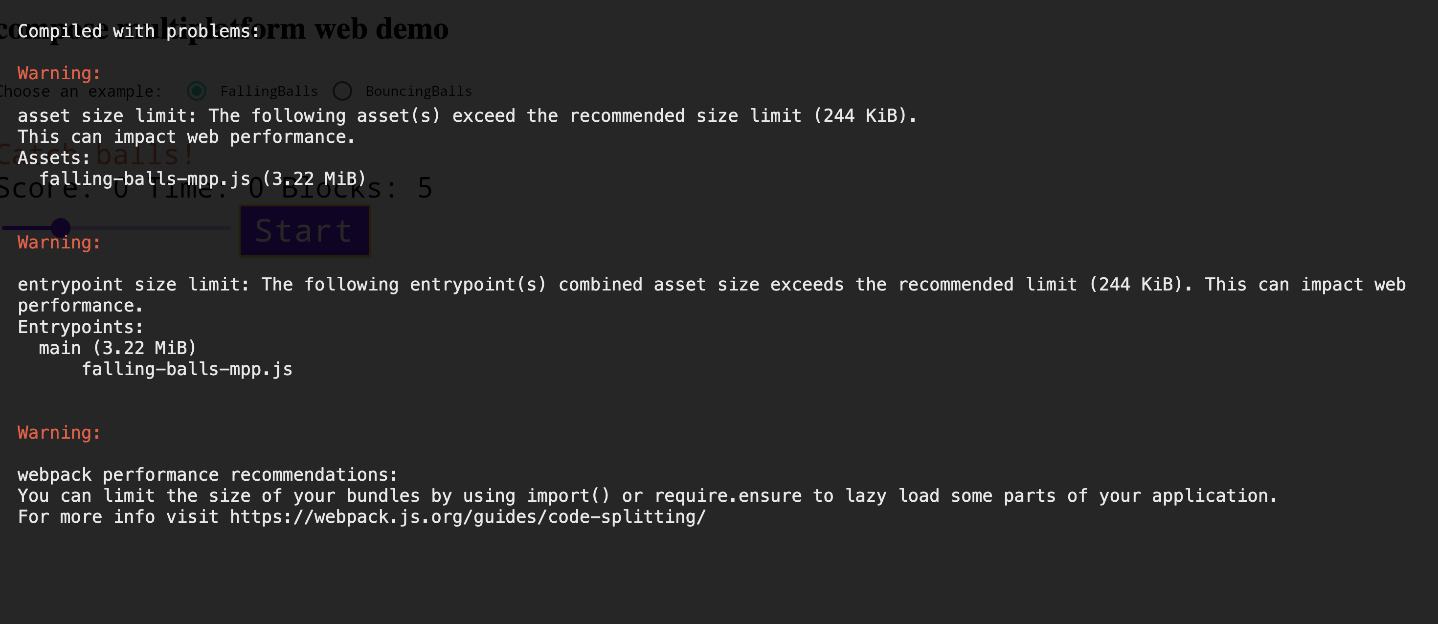 web : experimental falling-balls-mpp fails with asset size limit · Issue #2272 · JetBrains ...