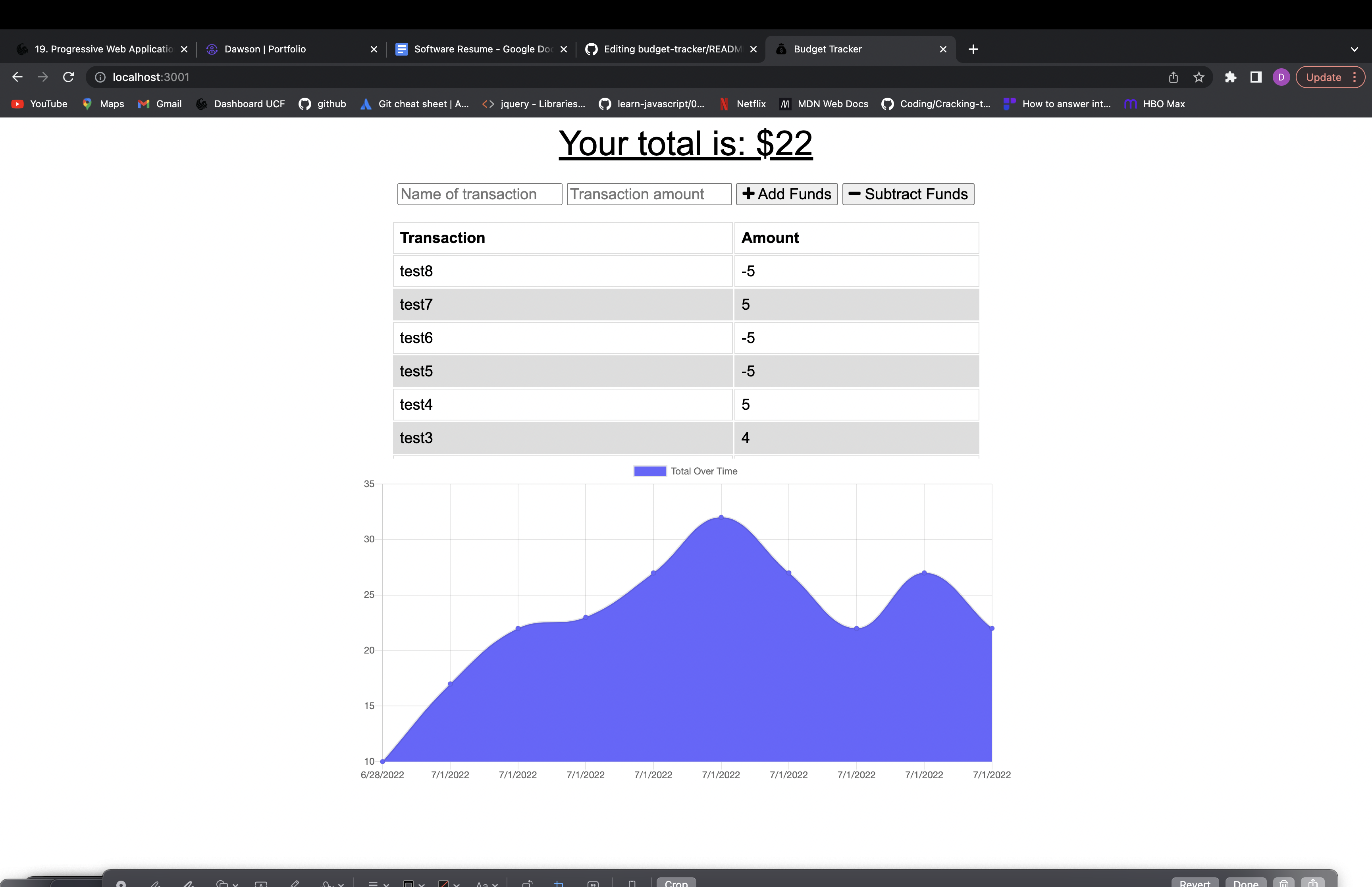 GitHub - Dawsonf18/budget-tracker