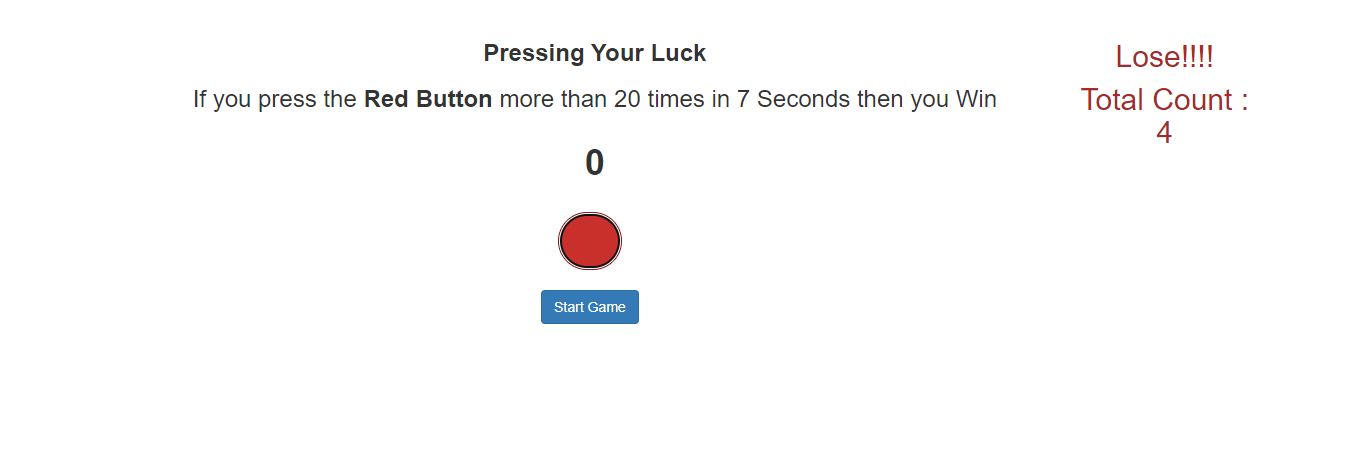 GitHub - grraghav120/LuckGame: Check your Luck by pressing - Game