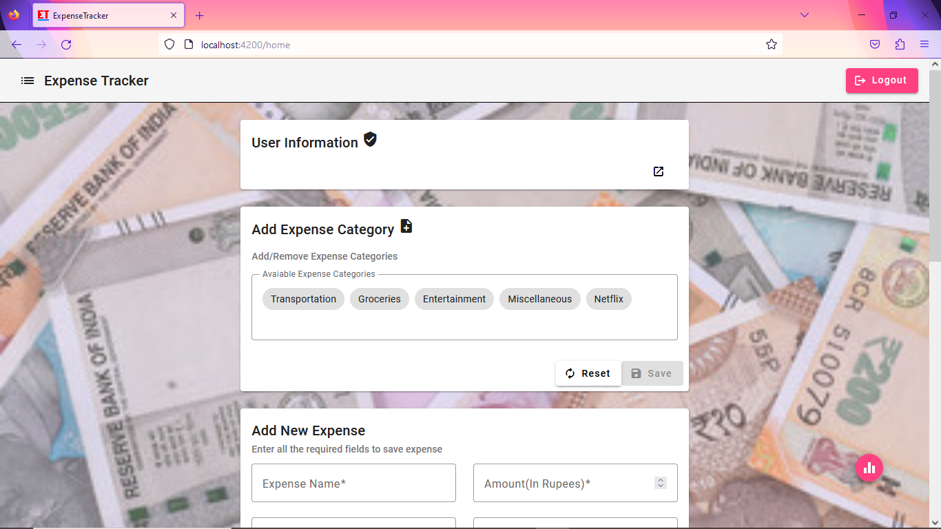 GitHub - grraghav120/expense-tracker: Developed a MEAN stack Expense Tracker application with 12 ...