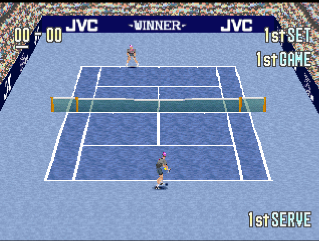 [PS1] Graphics and music are broken in Hyper Tennis - Final Match ...