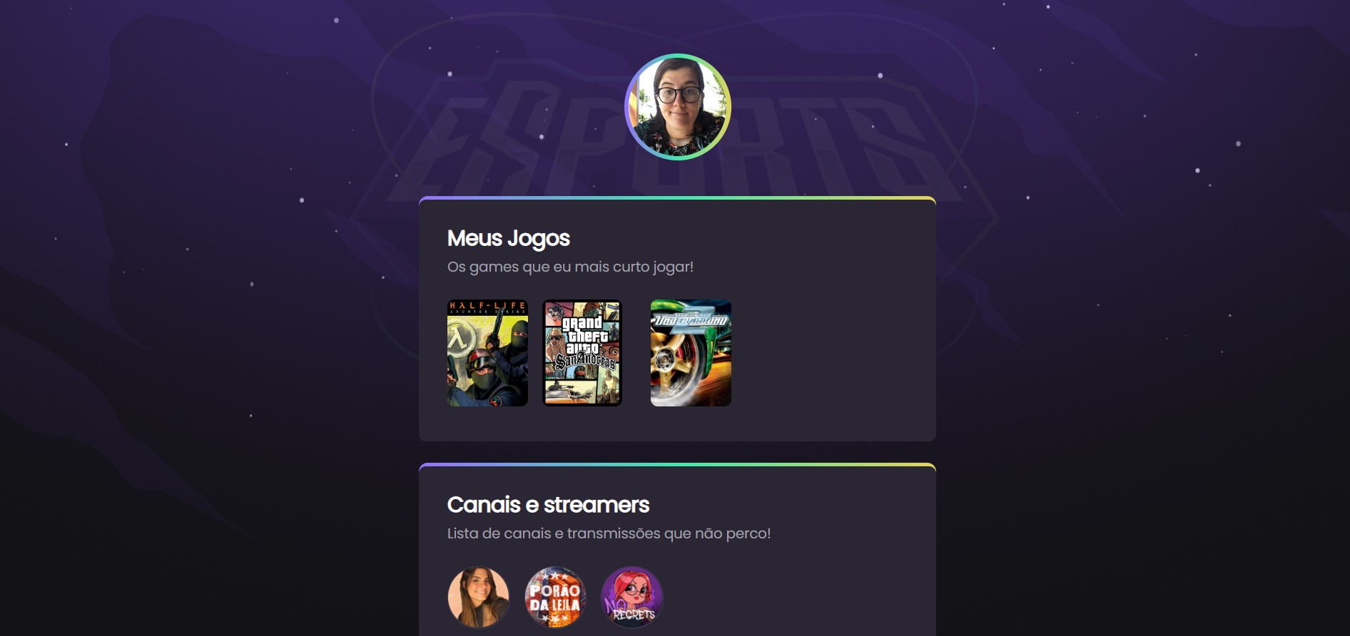 GitHub - alnsanches/nlw-esports-explorer: Projeto construído no evento Next Level Week (NLW) da ...