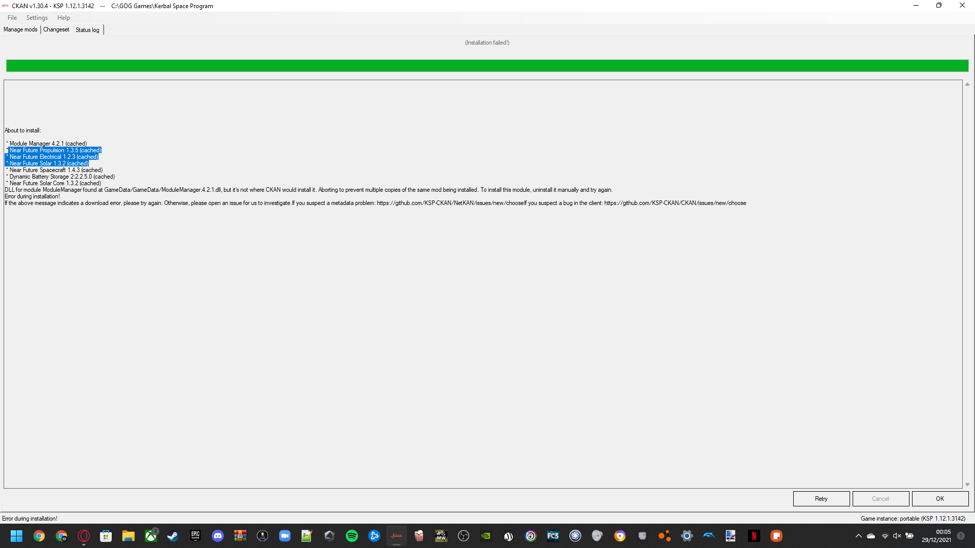 Bad Manual Install Of Modulemanager In Extra Gamedata Folder · Issue 8931 · Ksp Ckan Netkan