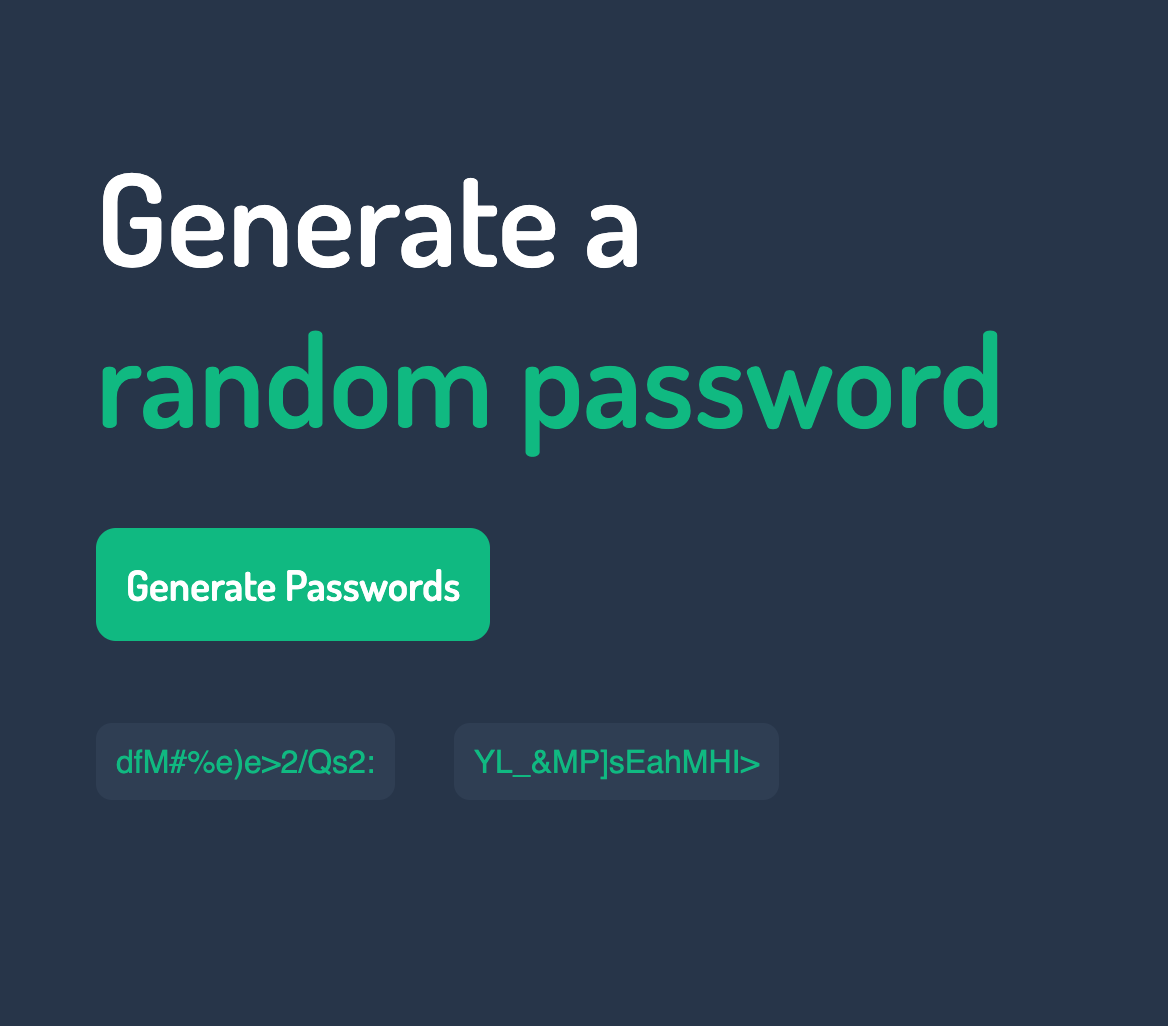 GitHub - alexGrandolph/js-password-generator