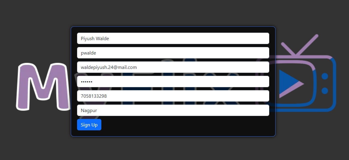 GitHub - Piyush-walde/myflix--app: video streaming app