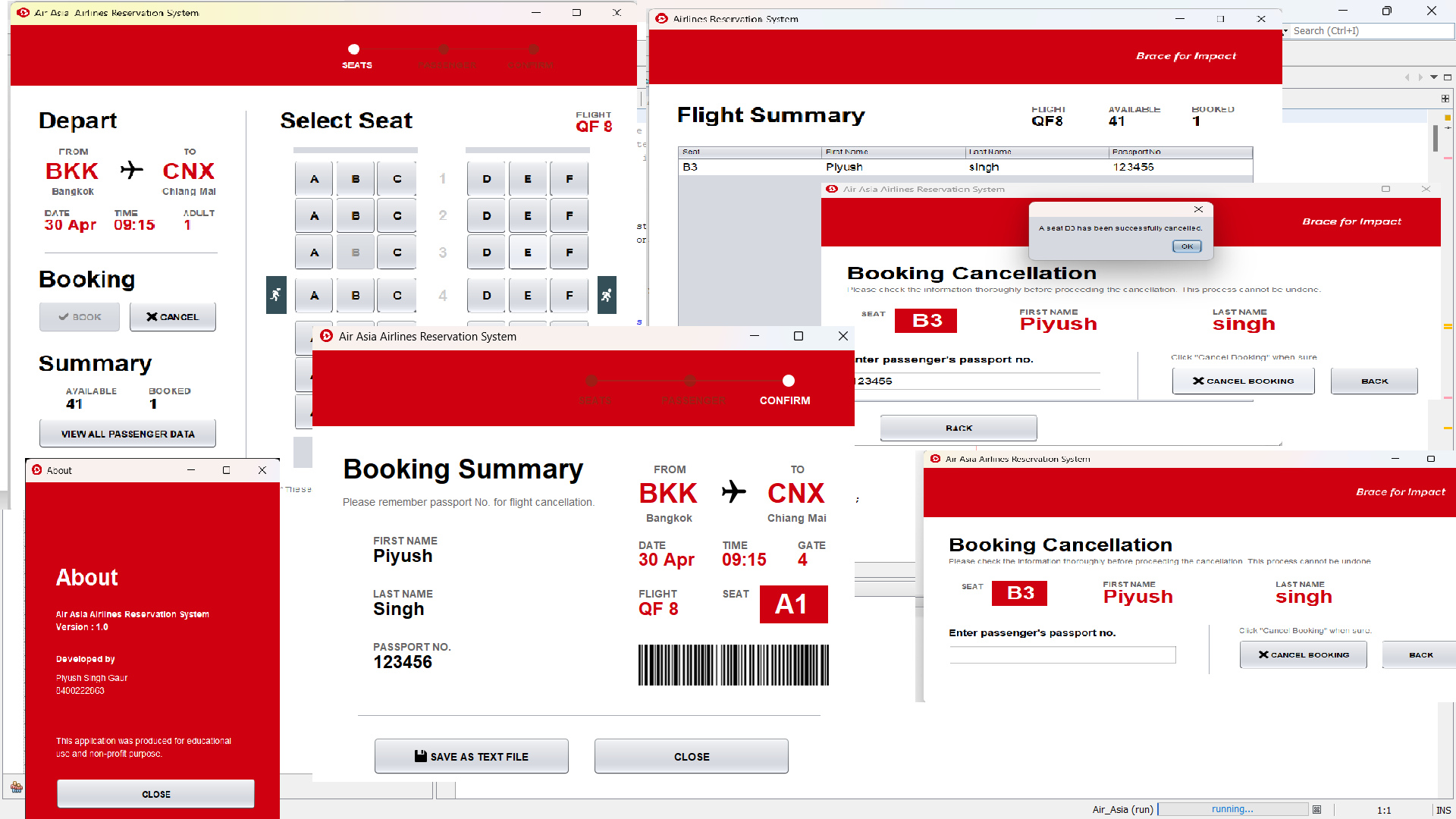 GitHub - piyushsinghgaur/Airlines_Reservation_System: The airline reservation system is a ...