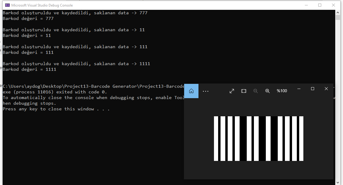 GitHub - arifaydogan0/Project13-Barcode-Generator-Reader: Patika C# Projeleri 13