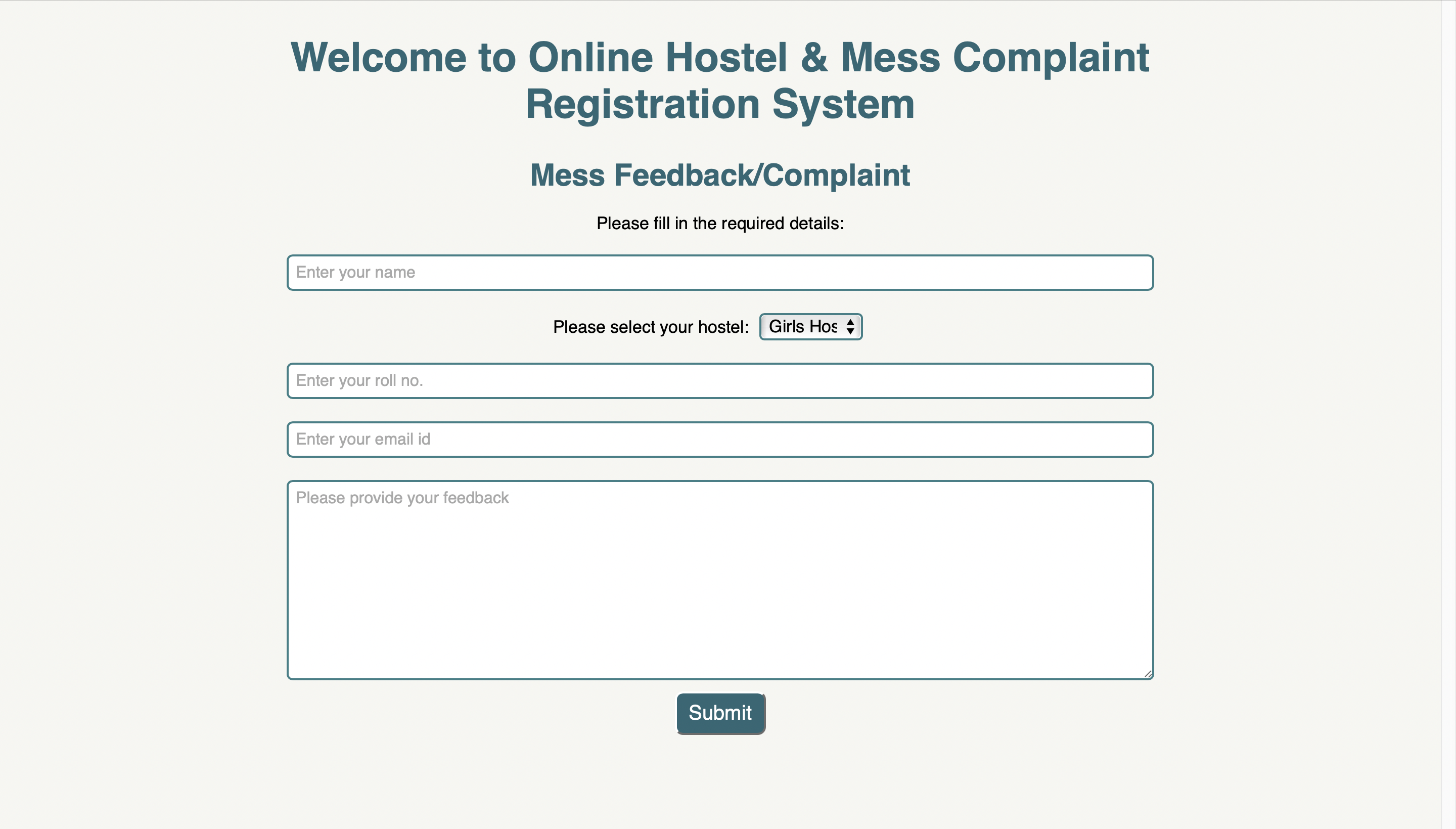 GitHub - Rishika-Rajput2003/Complaint-Management-System