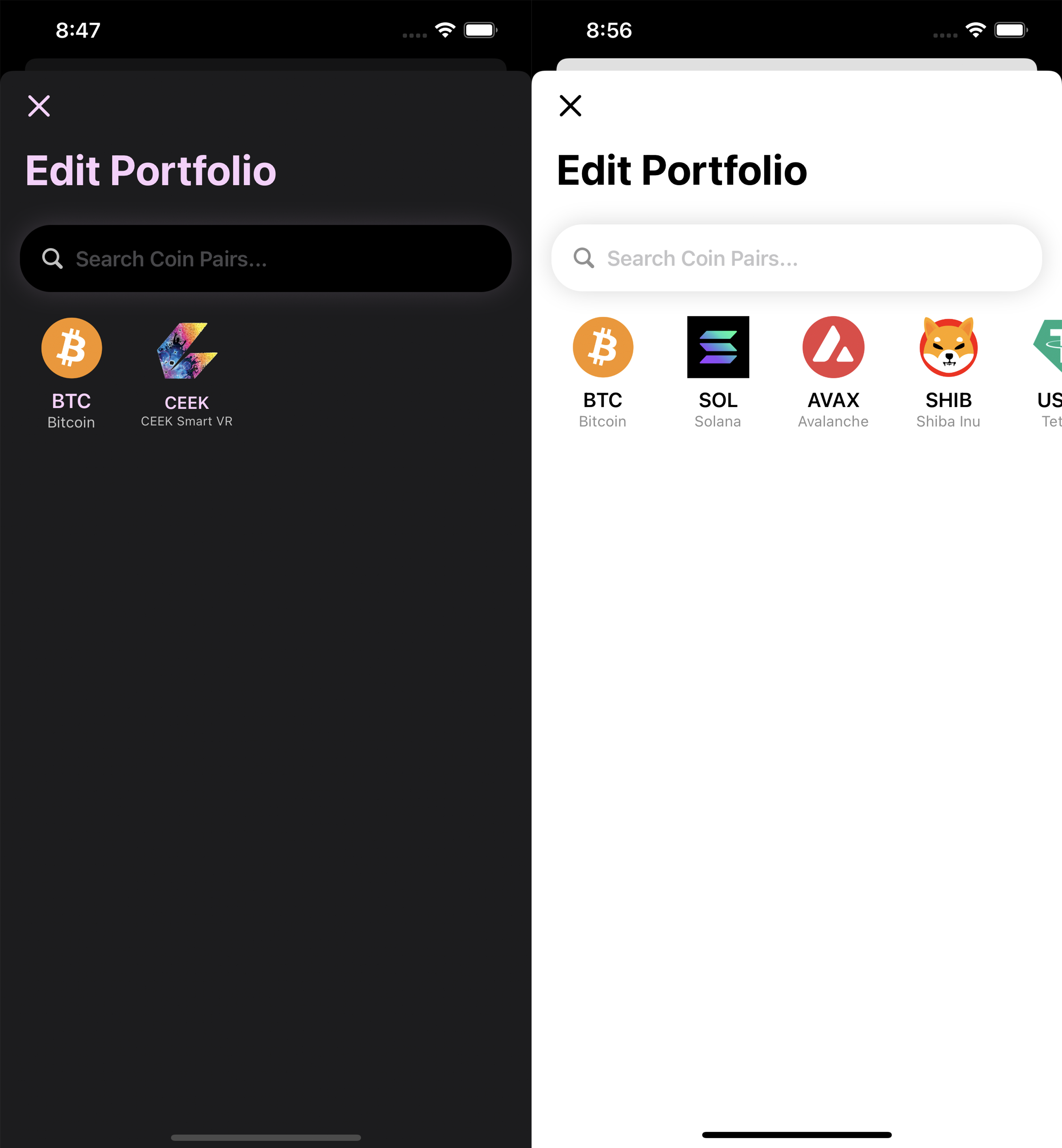 GitHub - fischerweise/Cheetah-CryptoTrackerApp: Cheetah is simply a ...