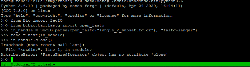 Bio.SeqIO issue in biopython 1.77 · Issue #3277 · bcbio/bcbio-nextgen · GitHub