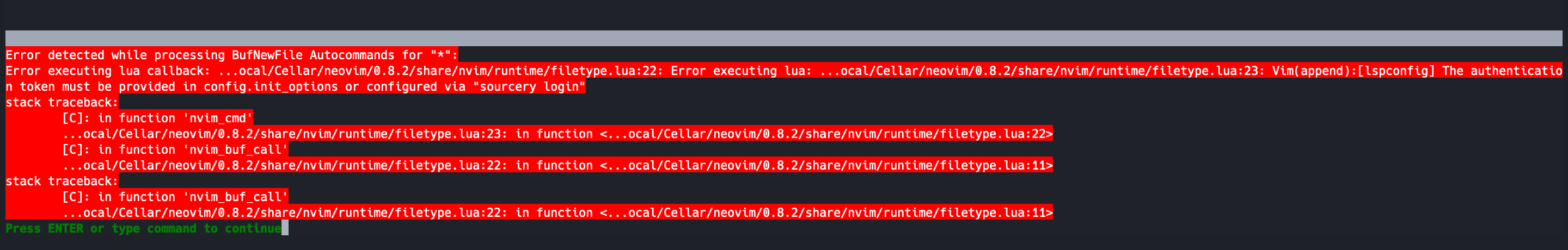Error Message When Creating A New Python File · Issue 21824 · Neovimneovim · Github