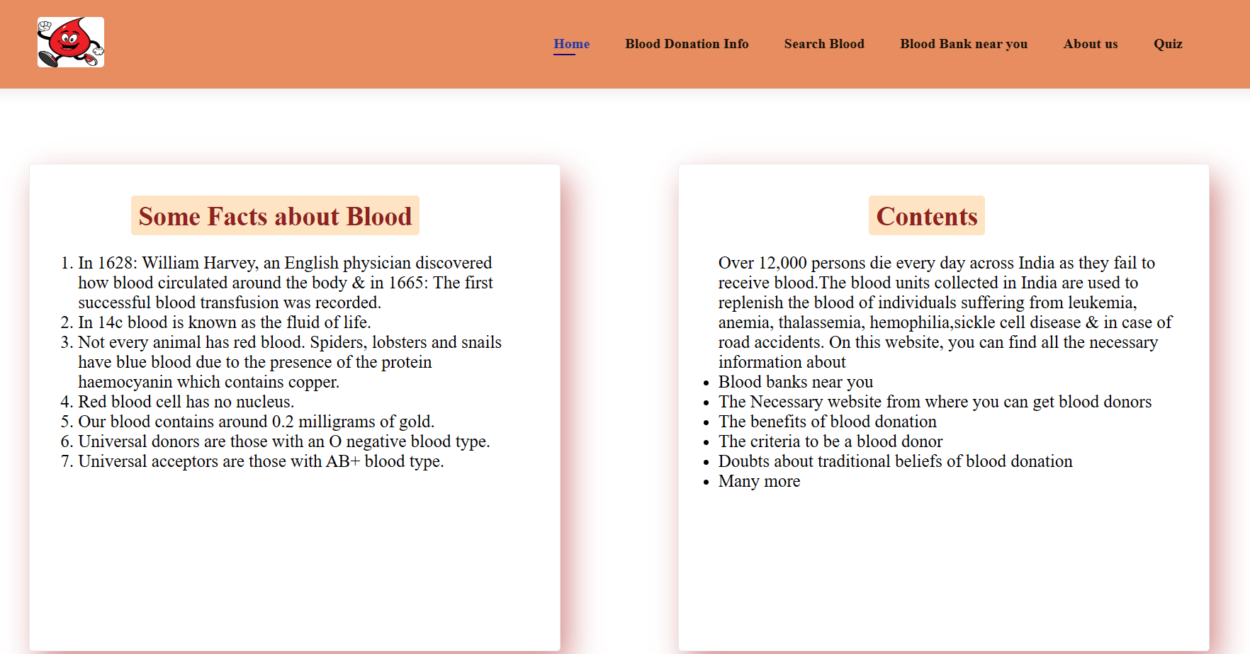 GitHub - jaskaurmeena/Blood-donation-information