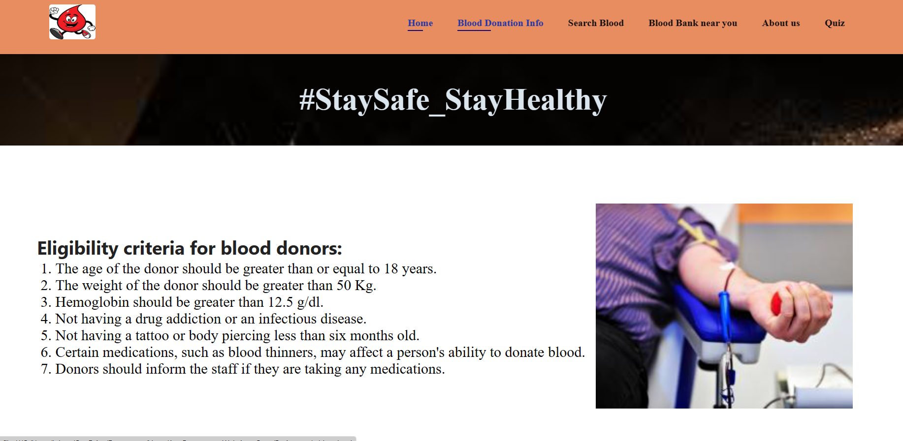 GitHub - Shreya-510/Blood-Donation-Information-Portal