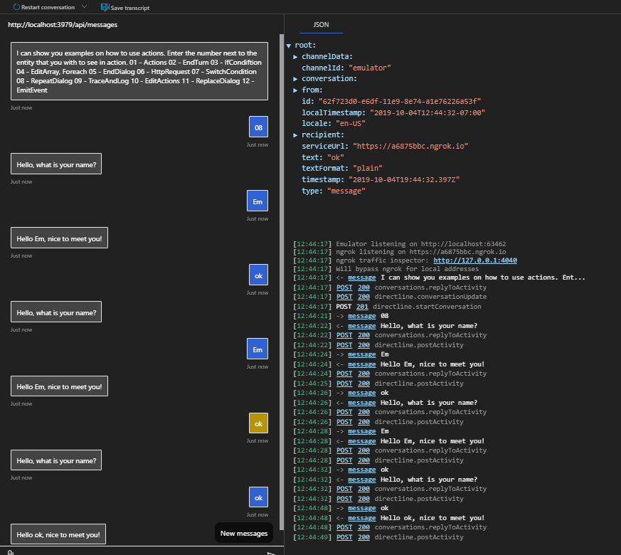 Steps Sample Bugs Display And Functionality · Issue 1029 · Microsoft Botframework Composer