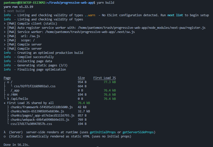 Sw Js Doesn T Generated In Public Folder After Yarn Next Build · Issue 374 · Shadowwalker Next