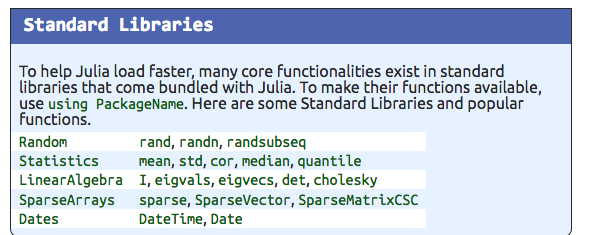feature request: Standard Library function listing · Issue #30 ...