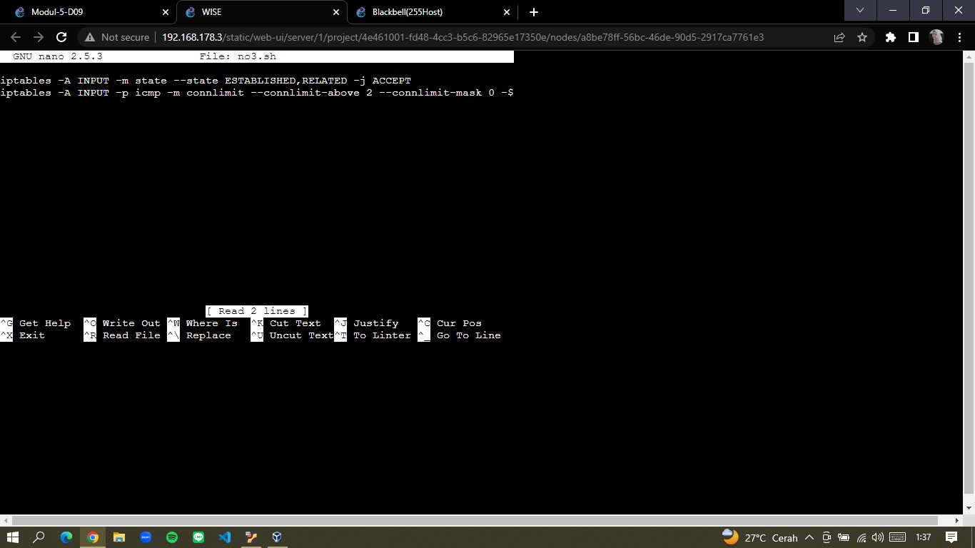 GitHub - MonicaDavita/Jarkom-Modul-5-D09-2022: Inilah saat terakhirku, melihat kamu~