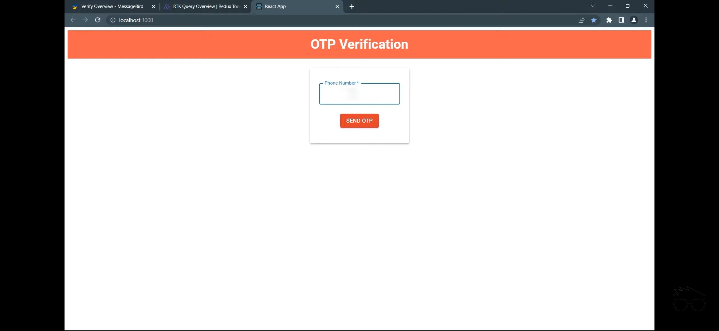 Github Ravishraj05otp Verification Reactjs This Is Used To Verify